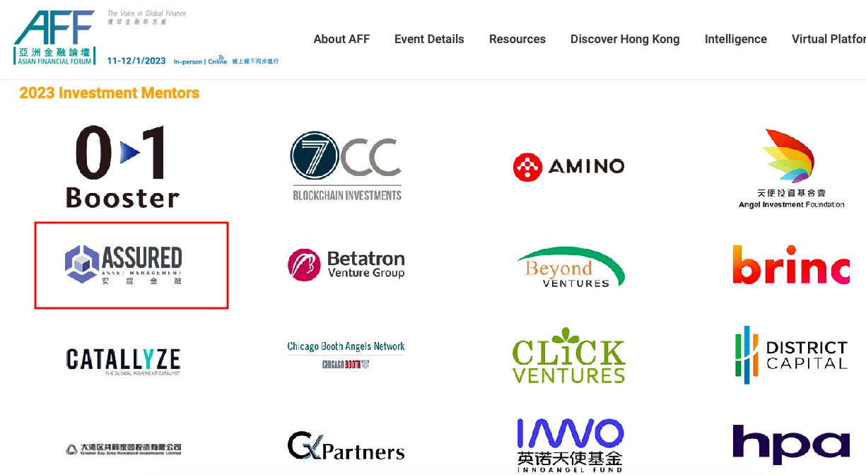 Assured Asset Management CEO Robert Cheung Shared Insights at the 2023 AFF InnoVenture Salon ...